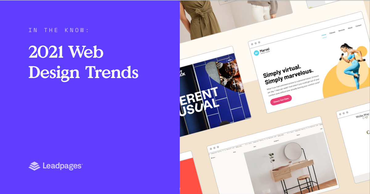 Landing Page and Web Design Trends in 2021